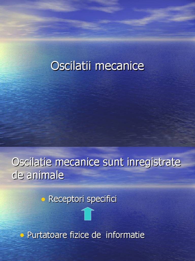 Oscilatii Mecanice | PDF