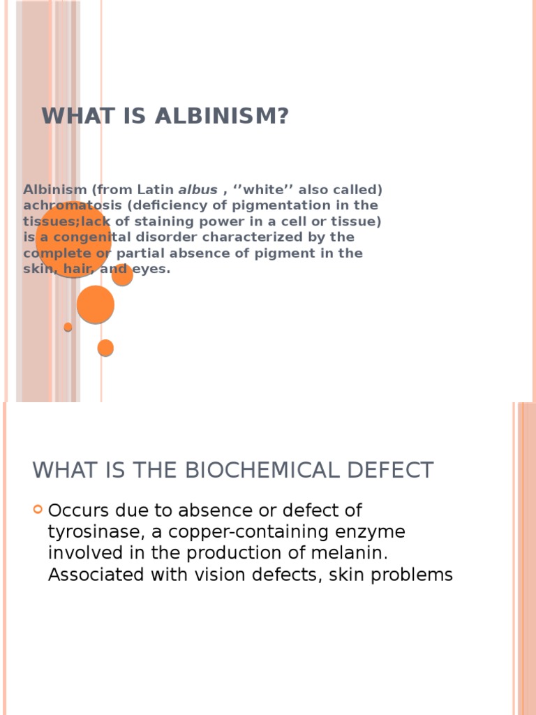 What Is ALBINISM | PDF | Sunscreen | Visual Impairment