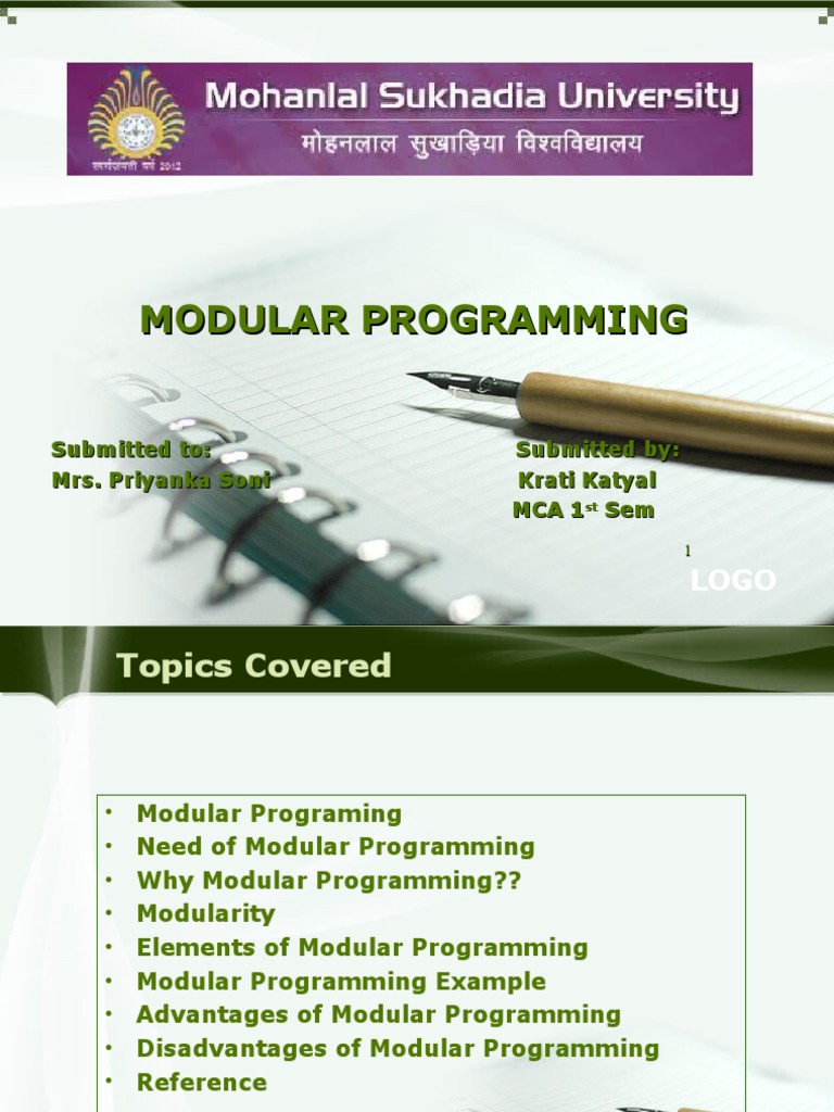 Modular Programming | PDF | Modular Programming | Computer Programming