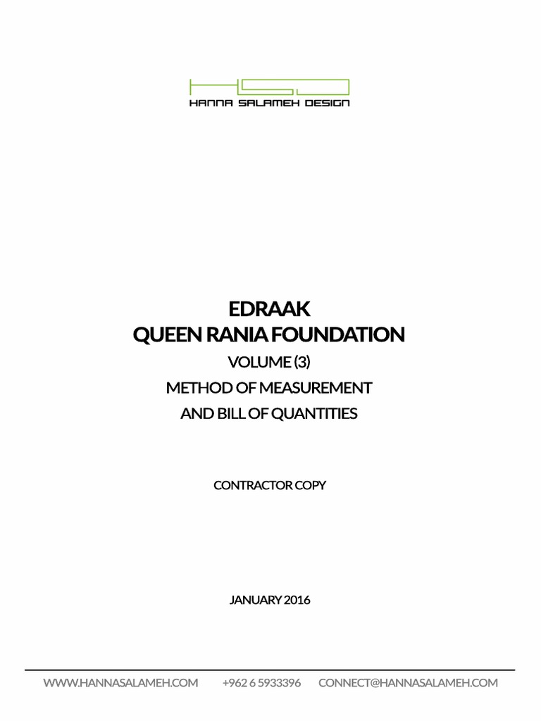 Measurement and BOQ Guidelines | PDF | Flooring | Concrete