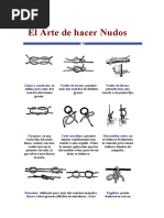 Nudos, Amarres y Anclajes | PDF | Nudo | Cuerda