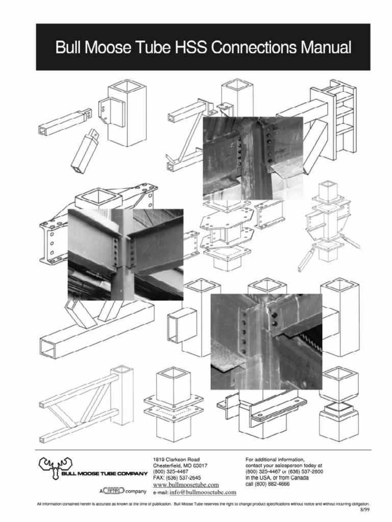 Bull Moose Tube HSS Connections Manual | PDF