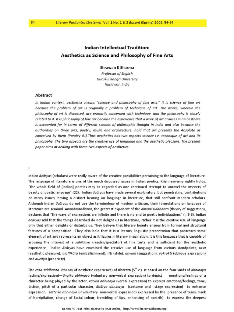 Aesthetic Science | PDF | Aesthetics | Poetry