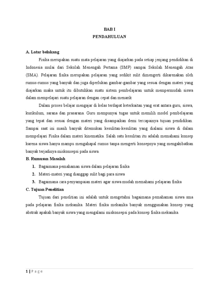 Isi Mini Riset | PDF