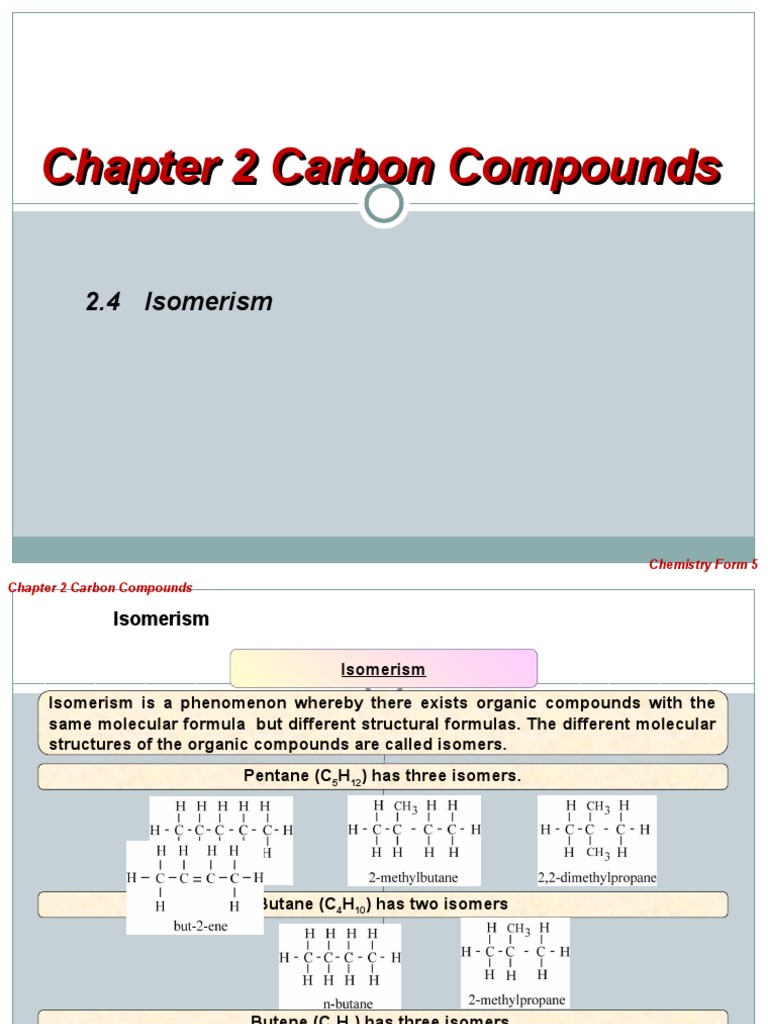 Chapter 2 Carbon Compounds Chapter 2 Carbon Compounds | PDF