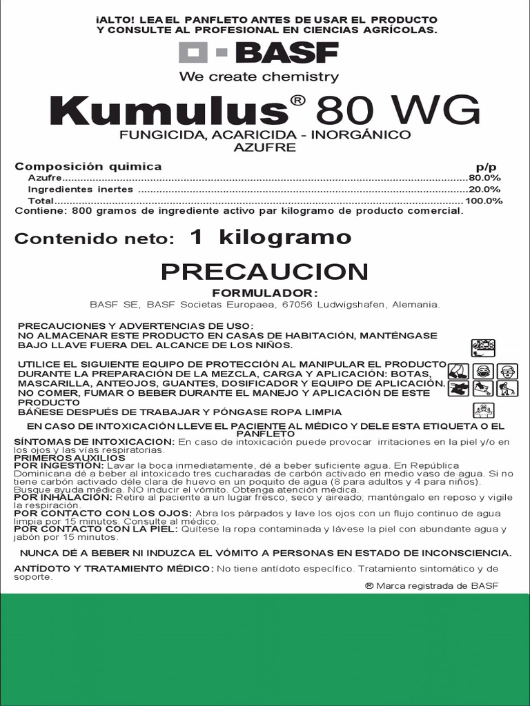 Etiqueta Kumulus PDF | PDF | Naturaleza | Salud y bienestar
