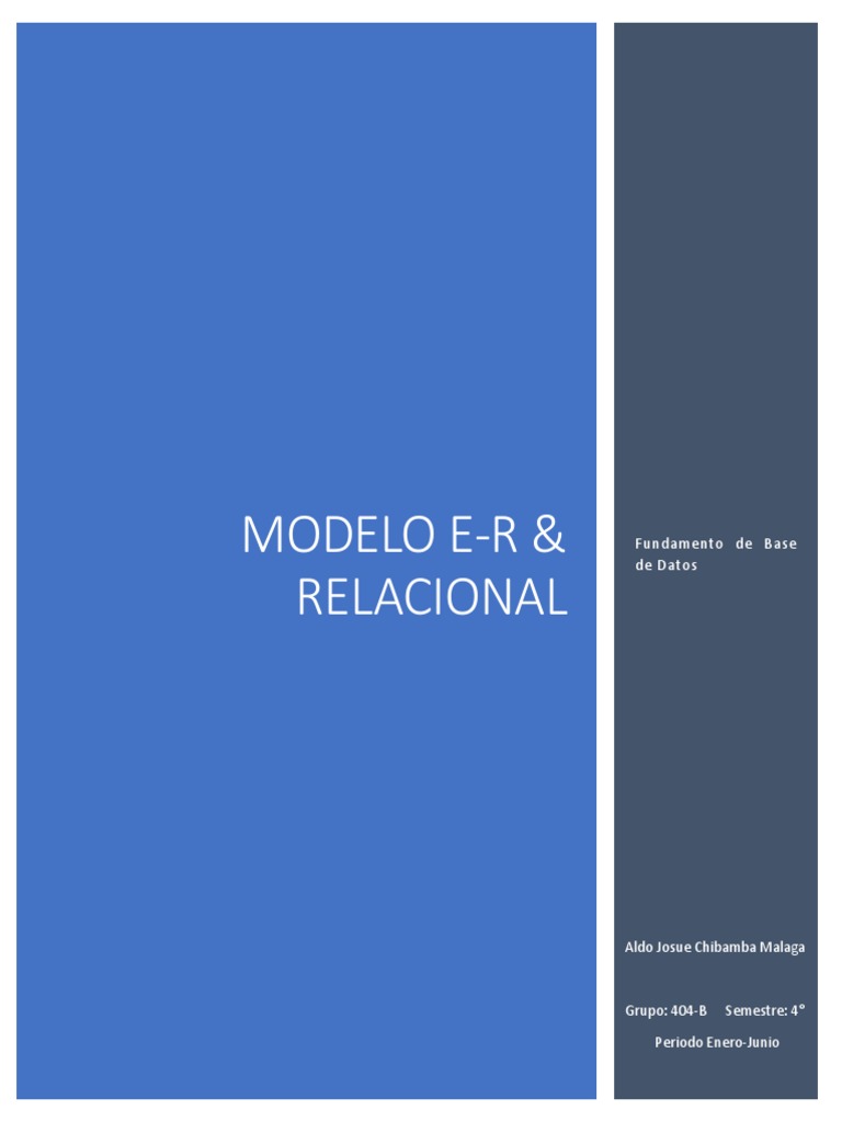 Modelo E-R Extendido | PDF | Lenguaje de modelado unificado | Objeto ...