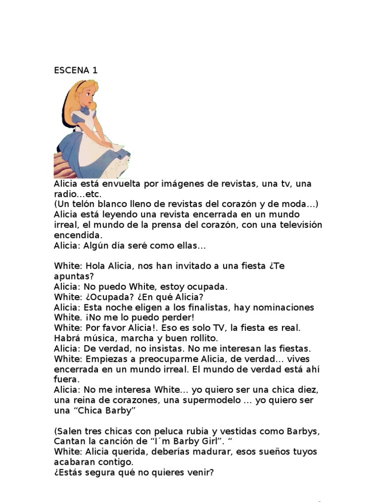 Casting de Alicia en el País de las Maravillas | PDF
