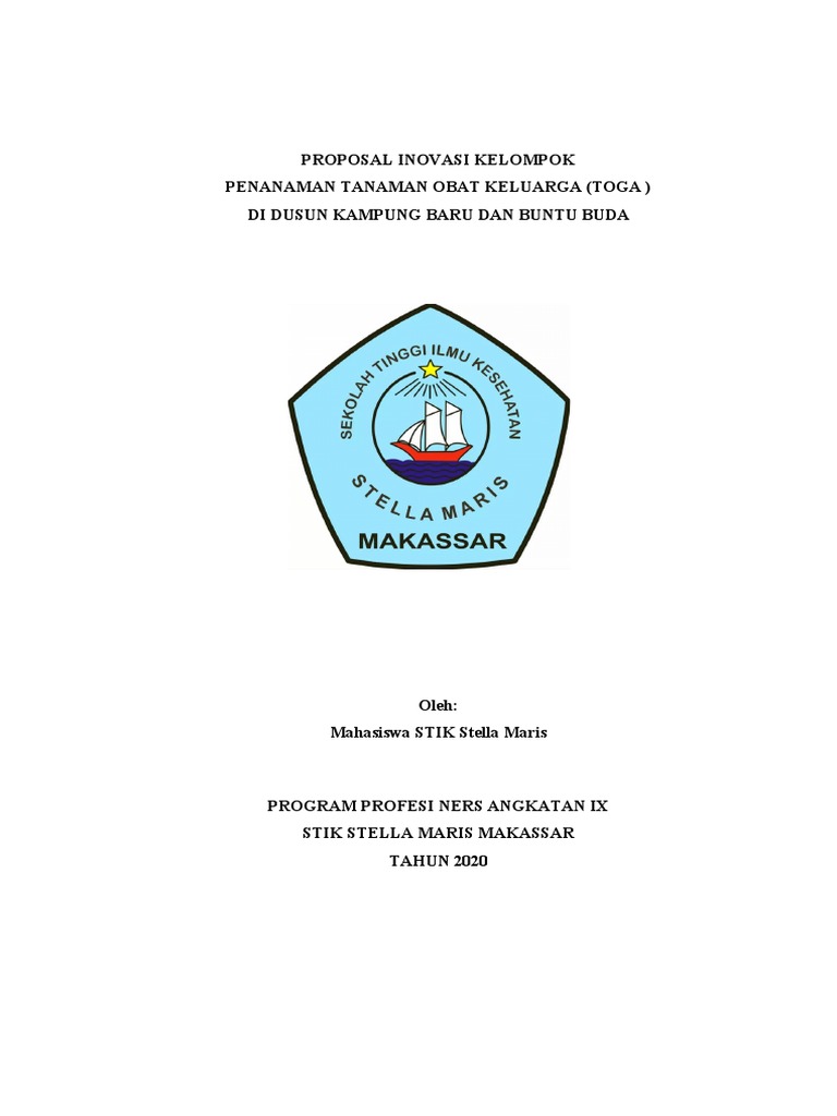Proposal Tanaman Toga | PDF