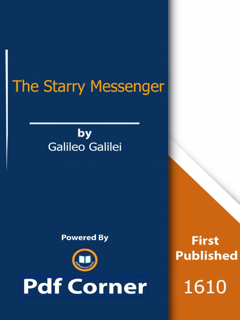 The Starry Messenger PDF | PDF | Moon | Stars
