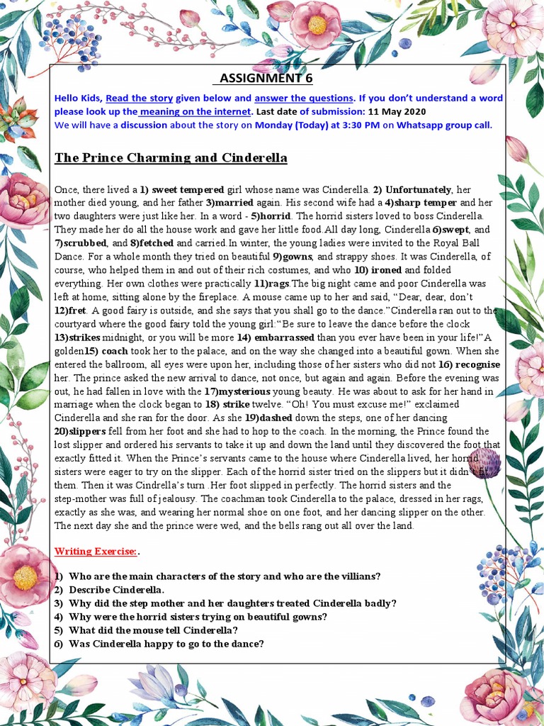 5th 6 | PDF | Cinderella