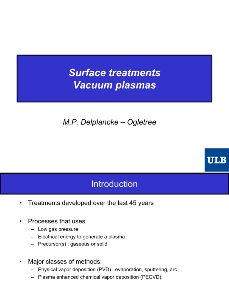 Vacuum Plasmas 2019 | PDF | Plasma (Physics) | Sputtering