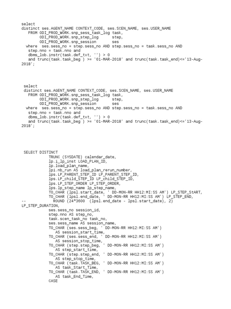 ODI Script | PDF | Software | Computing