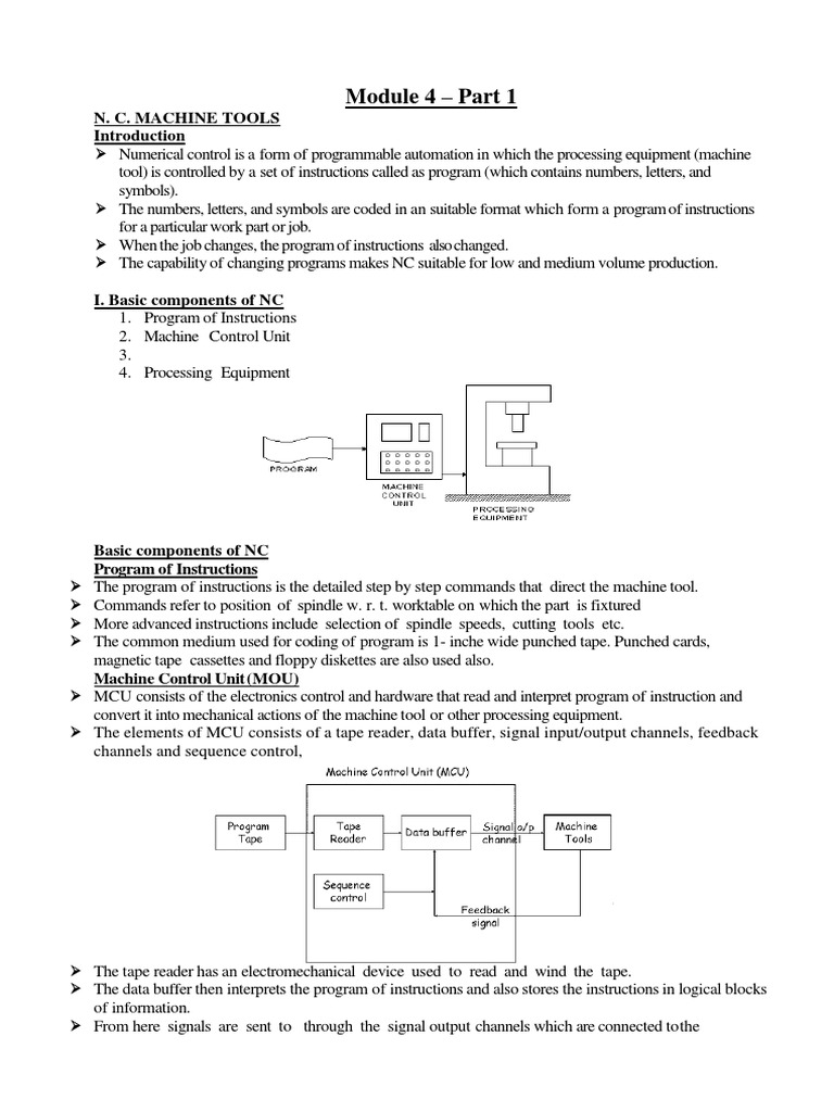 NC & CNC Machines | PDF | Numerical Control | Computer Program