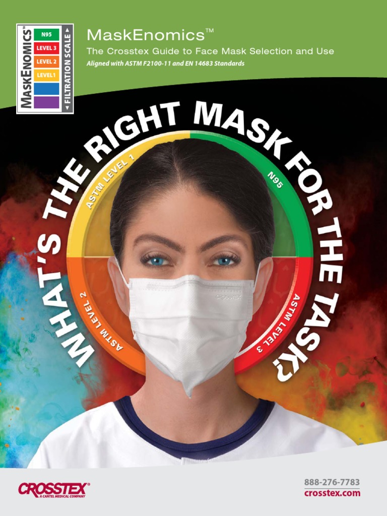 Maskenomics: The Crosstex Guide To Face Mask Selection and Use | PDF ...