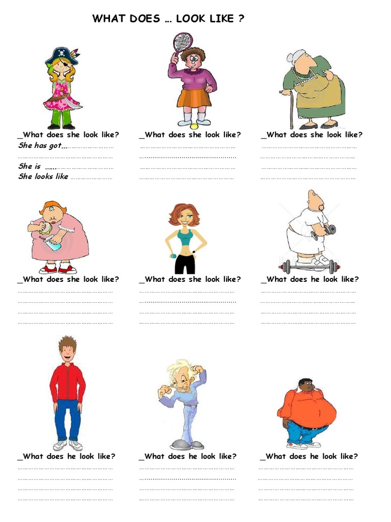 What Does Look Like Fun Activities | PDF