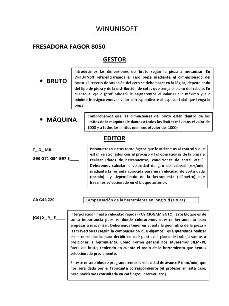 Winunisoft Fresadora | PDF | Enseñanza de matemática