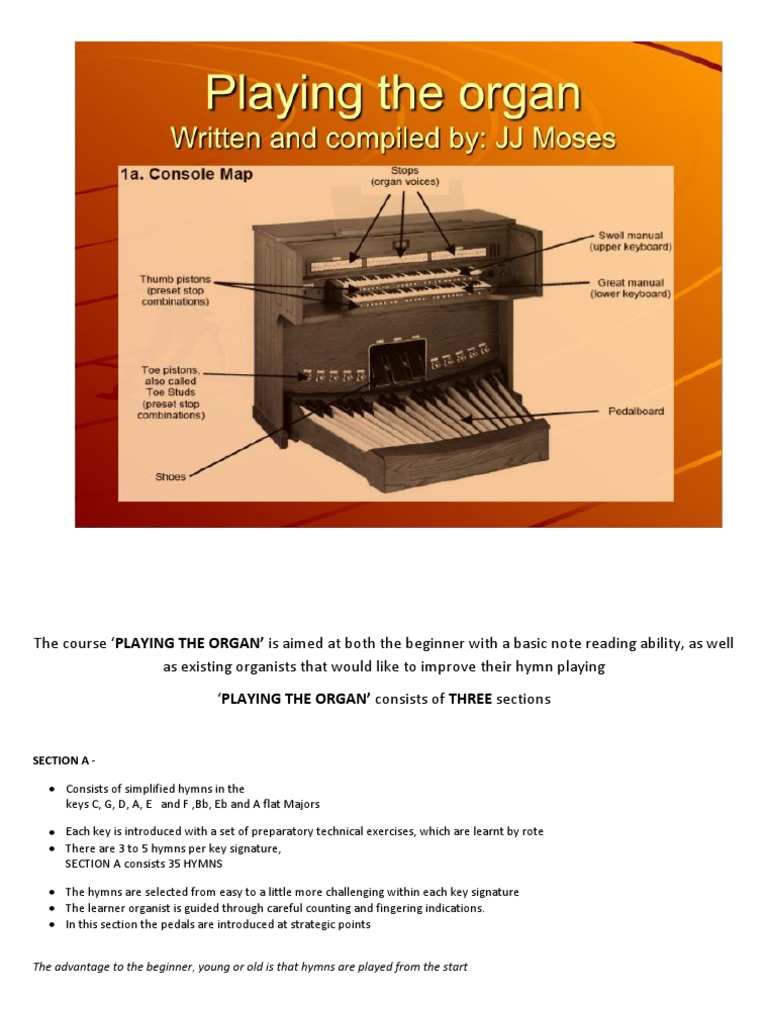 Playing The Organ Learner Organists | PDF | Learning