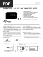 Electromagnetic Flow Meter Manual | PDF | Flow Measurement | Power Supply