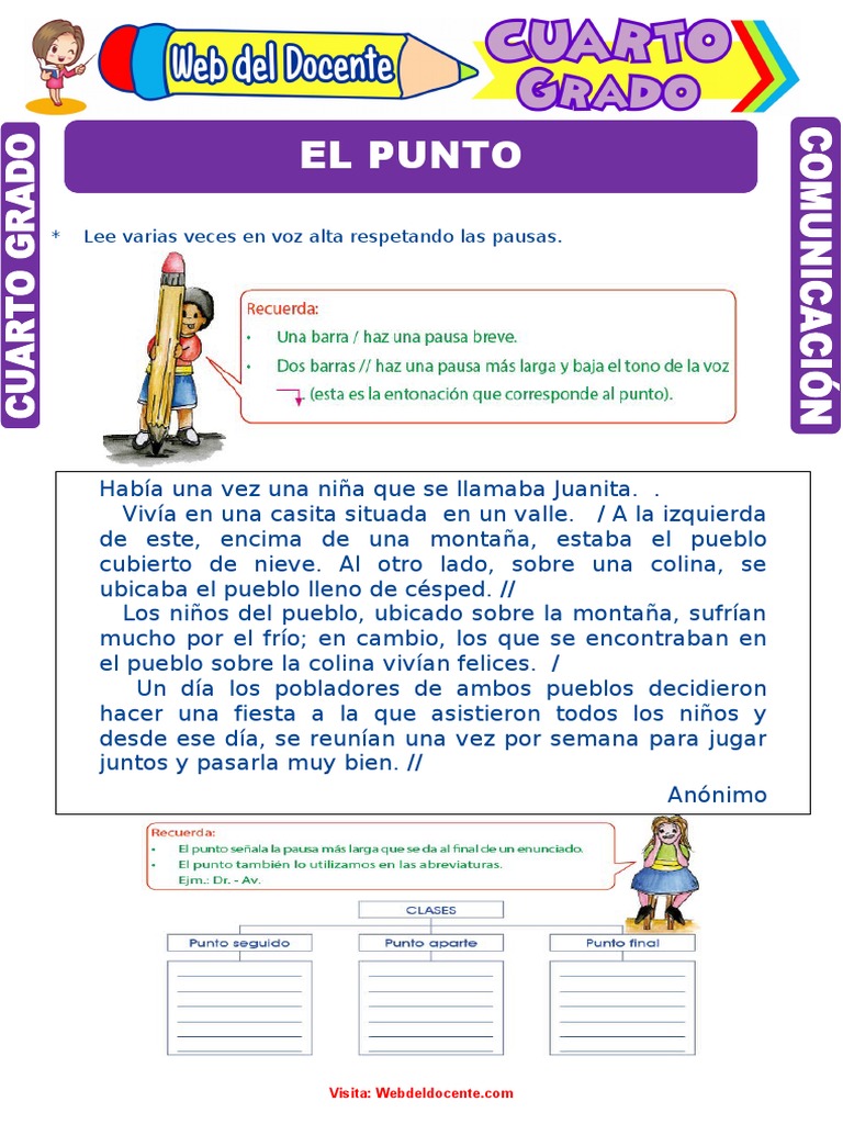 Pistas De Contexto Para Imprimir Para Cuarto Grado