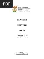 Mapwork Booklet GR 10 12 | PDF