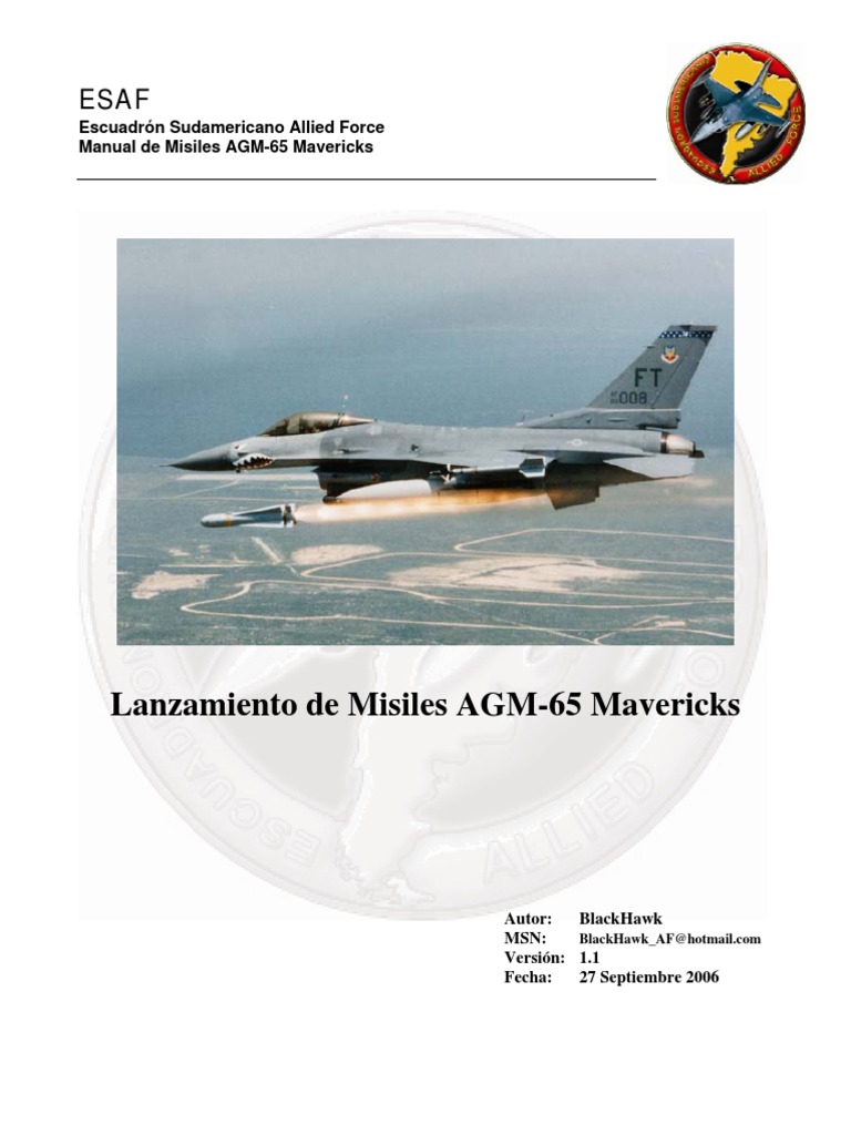 Manual Agm65 | PDF | Misil | General Dynamics F 16 Fighting Falcon