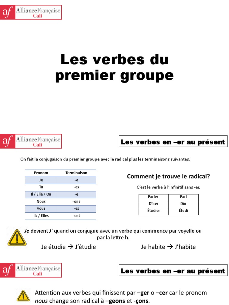 La Conjugaison Des Verbes | PDF | Conjugaison | Verbe
