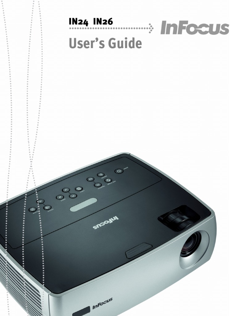 InFocus IN2x Userguide en | PDF | Menu | Radio