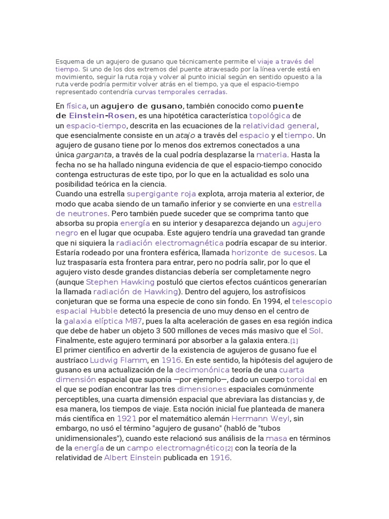 Puente de Einstein-Rosen | PDF | Cosmología Física | Teorías cientificas