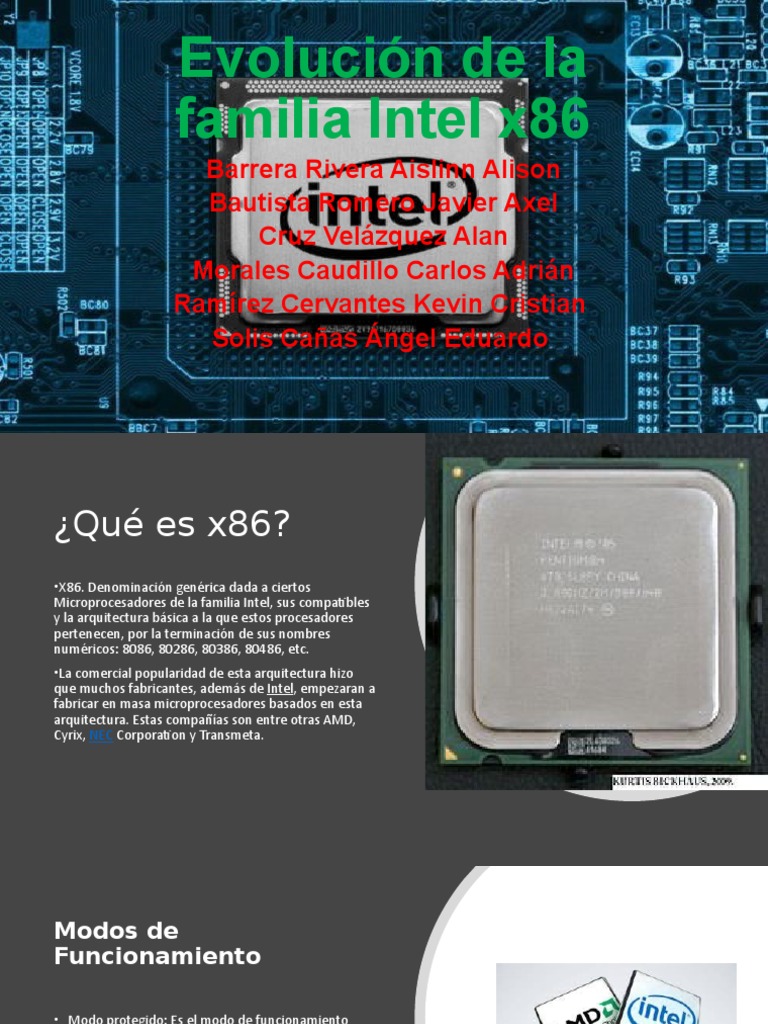 Evolución de la arquitectura x86 | PDF | Microprocesador | Equipo de ...