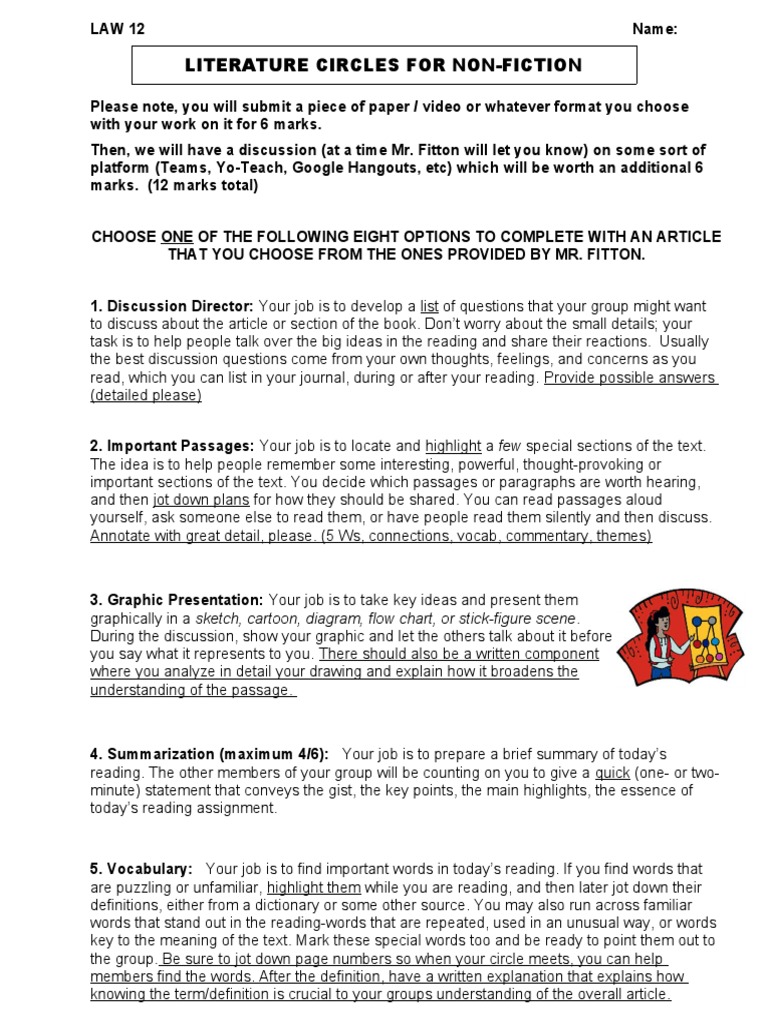 Literature Circles For Non-Fiction | PDF | Rhetoric | Logos