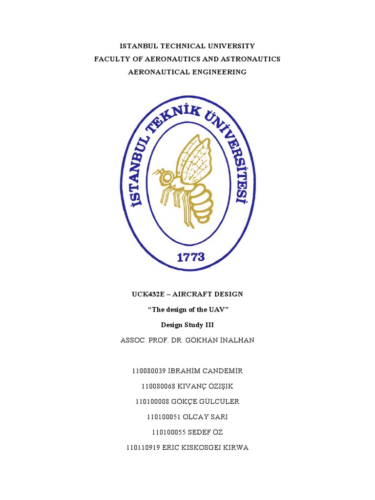 UAV Design Project Part3 | PDF | Empennage | Fuselage