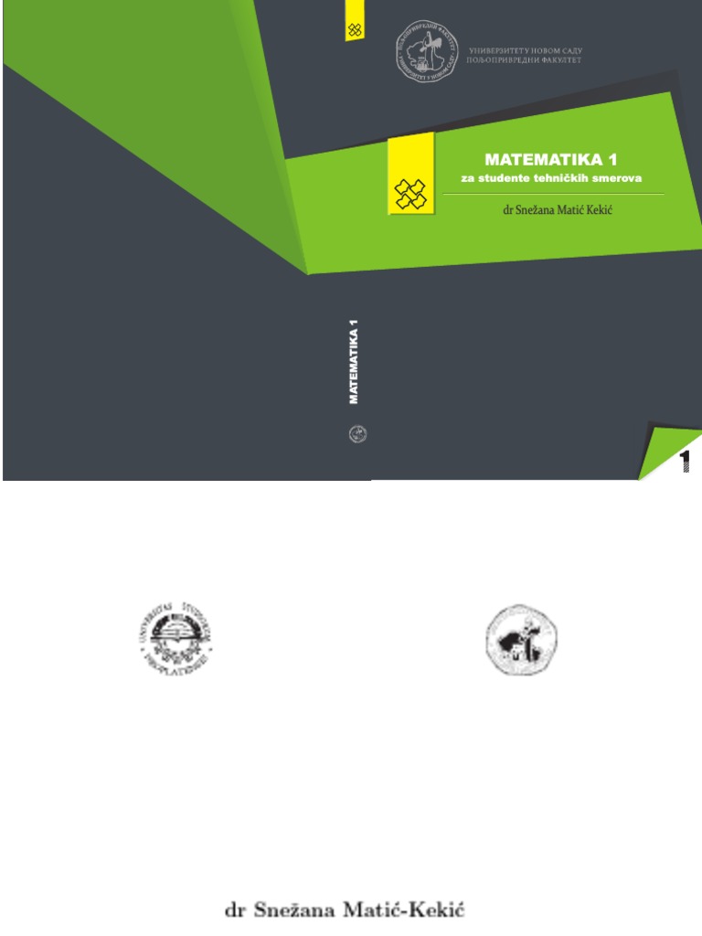 Matematika 1 Matic Kekic PDF | PDF