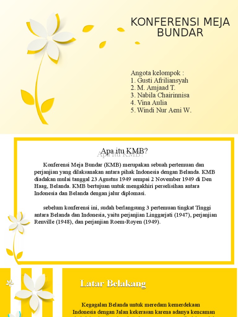 KMB: Perjanjian Indonesia-Belanda | PDF