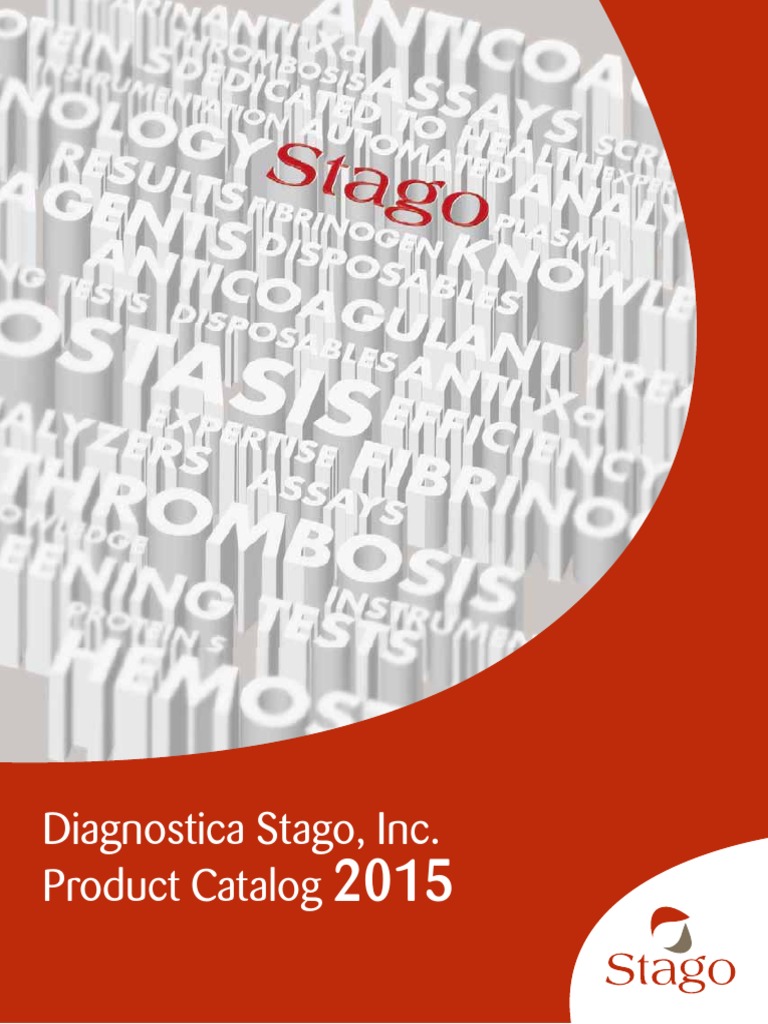 2015 Stago US Product Catalog-DEF-eb PDF | PDF | Elisa | Immunoassay
