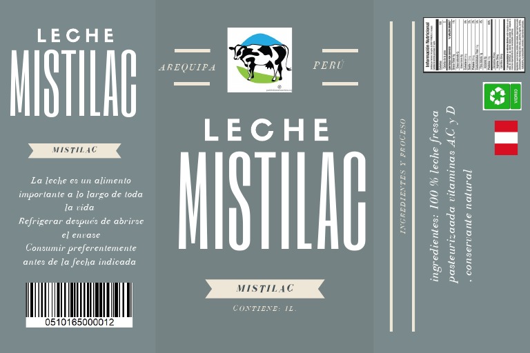 Etiqueta de La Leche | PDF