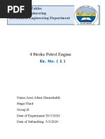Four-Stroke Engine Basics | PDF | Internal Combustion Engine | Cylinder ...