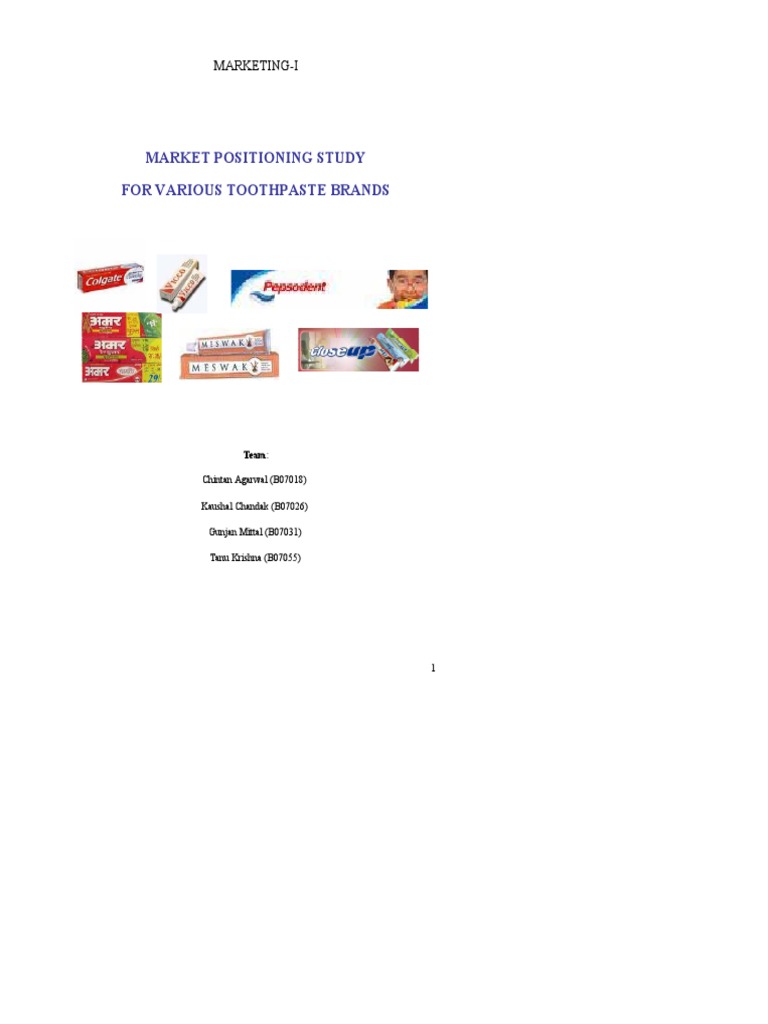 Subodent K Toothpaste Market Analysis | PDF | Oral Hygiene | Brand