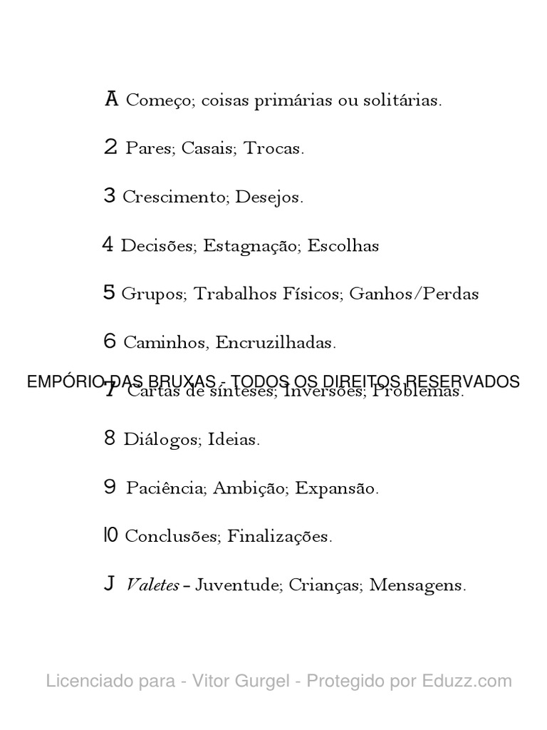 O Significado Dos Numeros | PDF