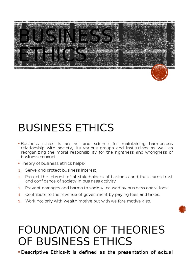 Business Ethics Theory | PDF | Utilitarianism | Virtue Ethics