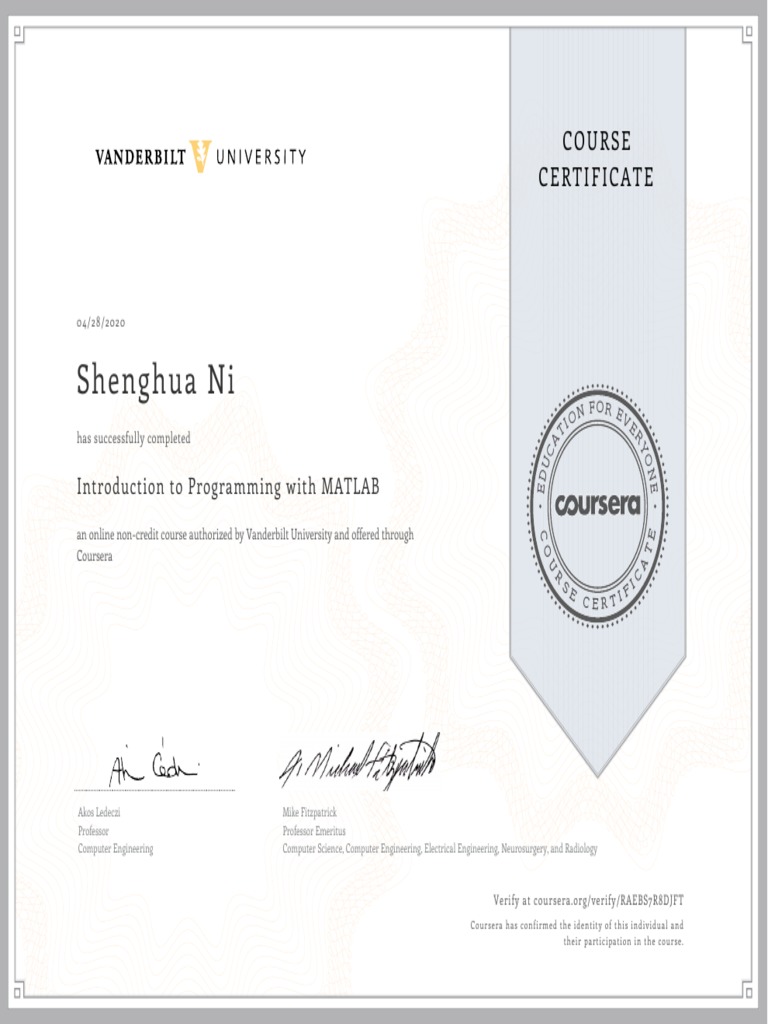 Introduction To Programming With MATLAB | PDF | Computing And ...