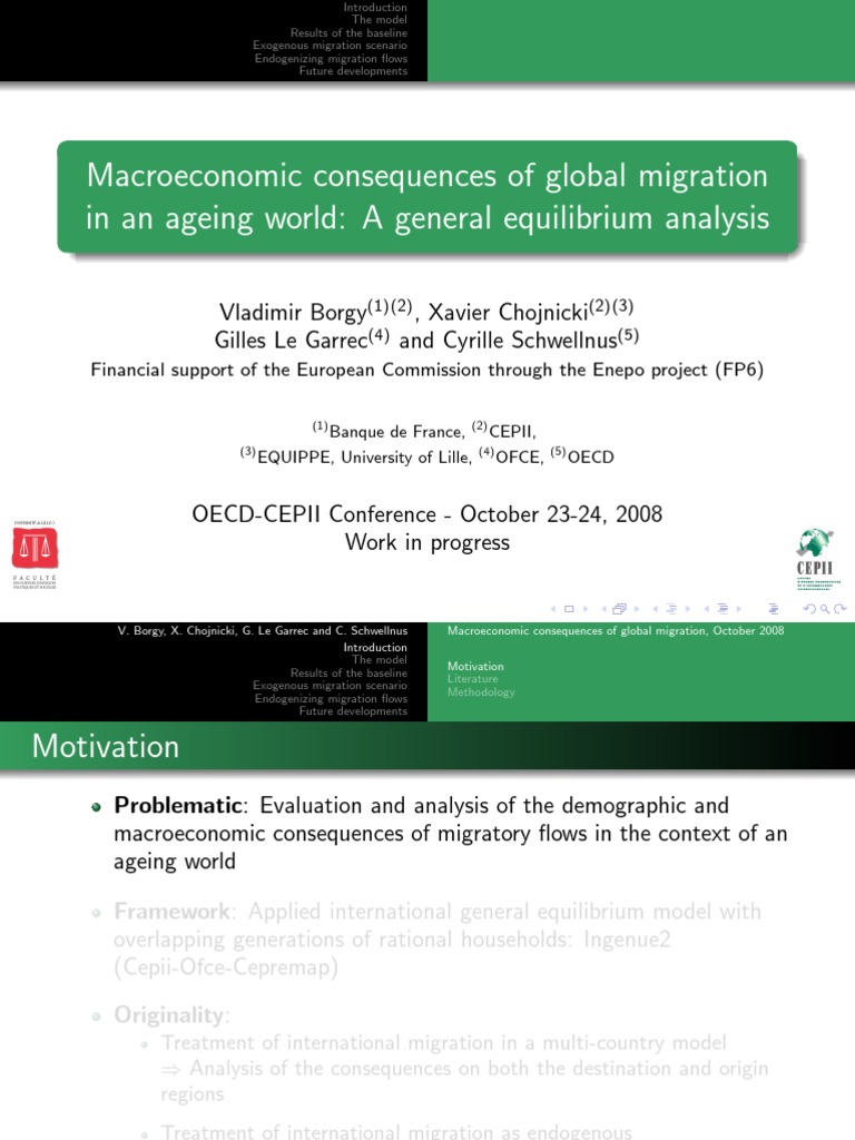 Macro Economic Consequences of Global Migration | PDF | Macroeconomics ...