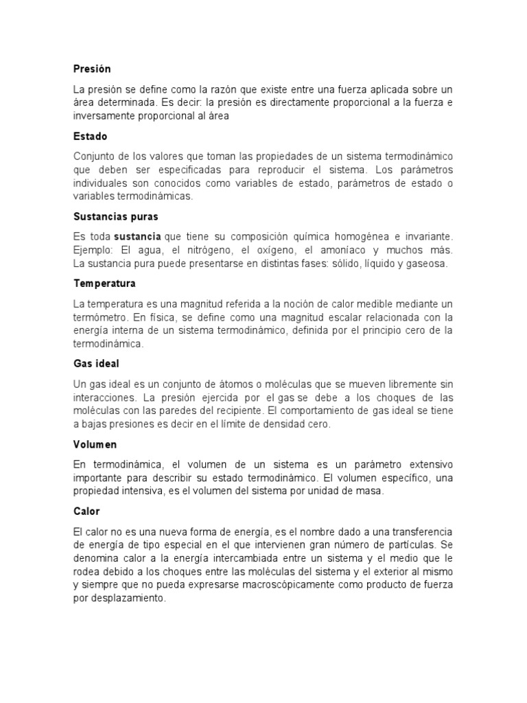 Marco Teorico Ecuaciones de Estado de Gas Ideal | PDF | Gases | Termodinámica