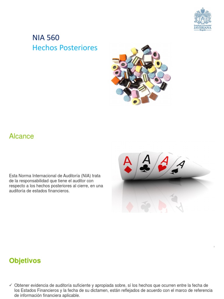 Nia 560 | PDF | Auditoría | Contralor