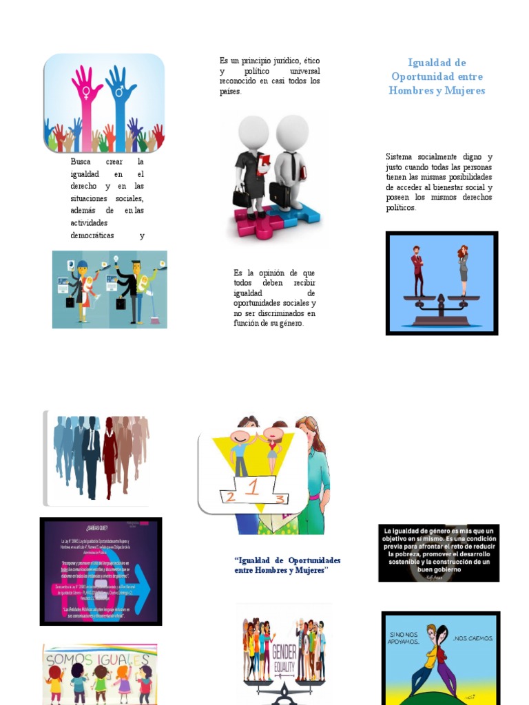 Triptico Sobre Oportunidades Entre Mujeres y Hombres | PDF | Igualdad ... Triptico Sobre Oportunidades Entre Mujeres y Hombres | PDF | Igualdad ...