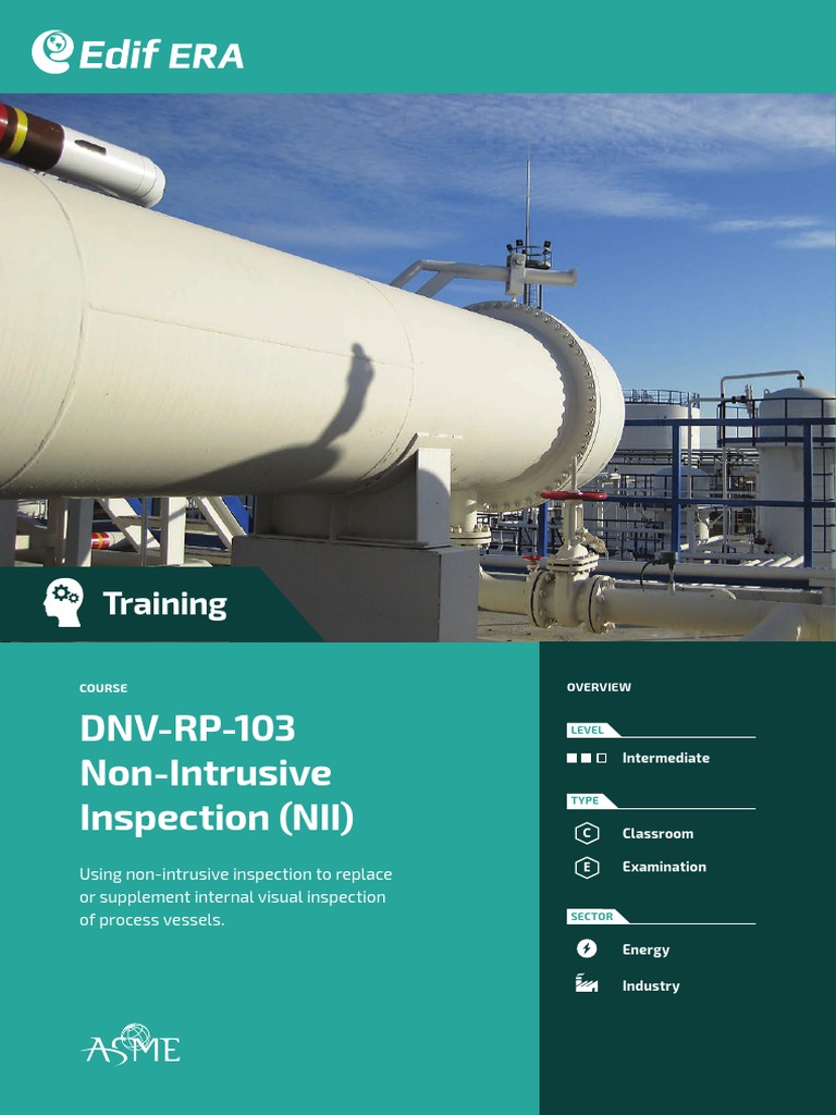 DNV-RP-103 Non-Intrusive Inspection (NII) : Training | PDF | Risk ...