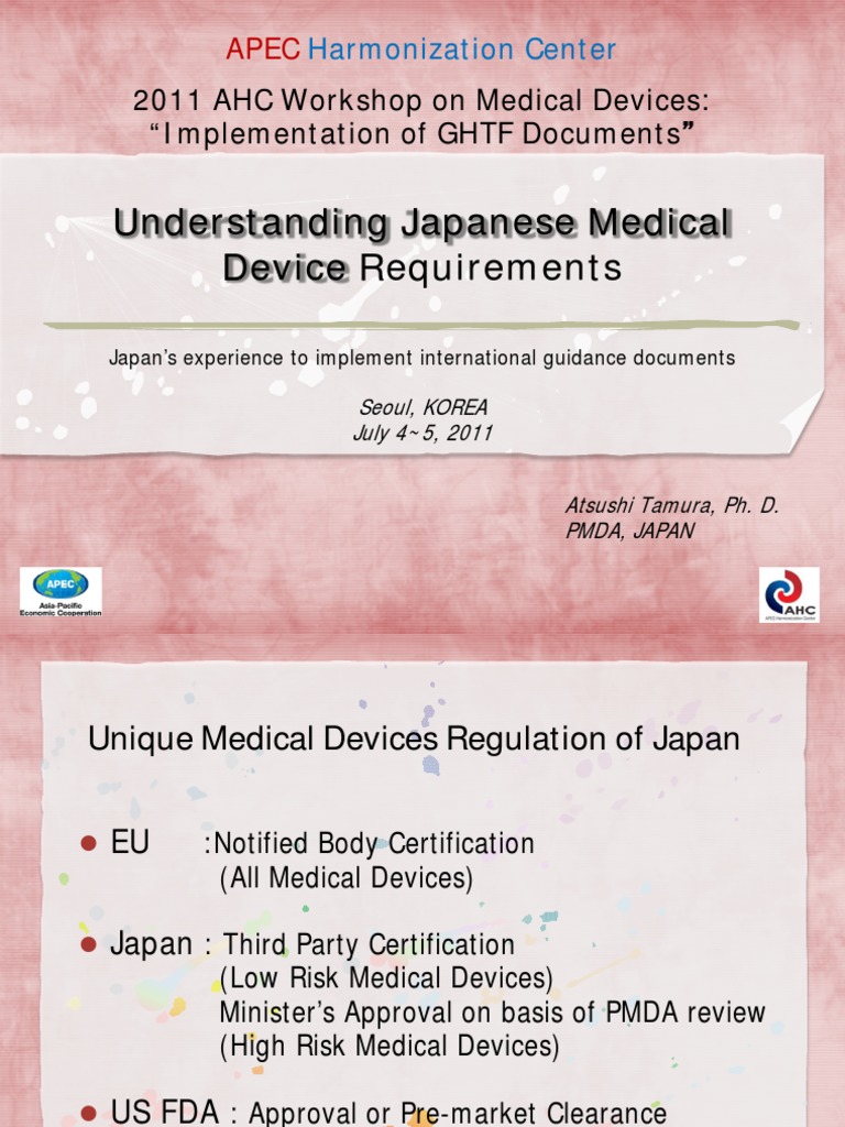 Understanding Japanese Medical Device Requirements | PDF | Medical ...