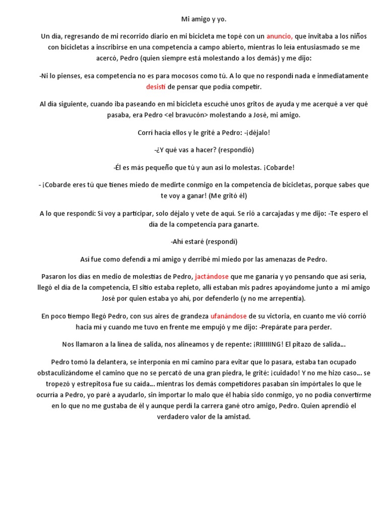 Mi Amigo y Yo | PDF