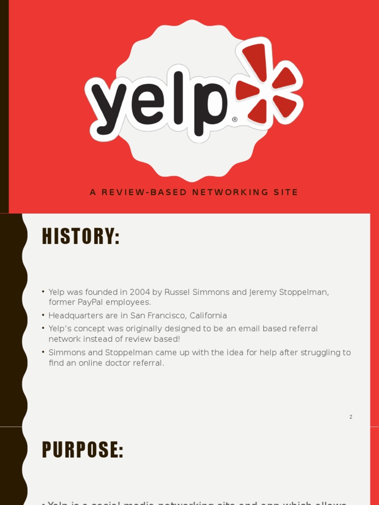 Overview of Yelp's Networking Features | PDF | Yelp | Web 2.0