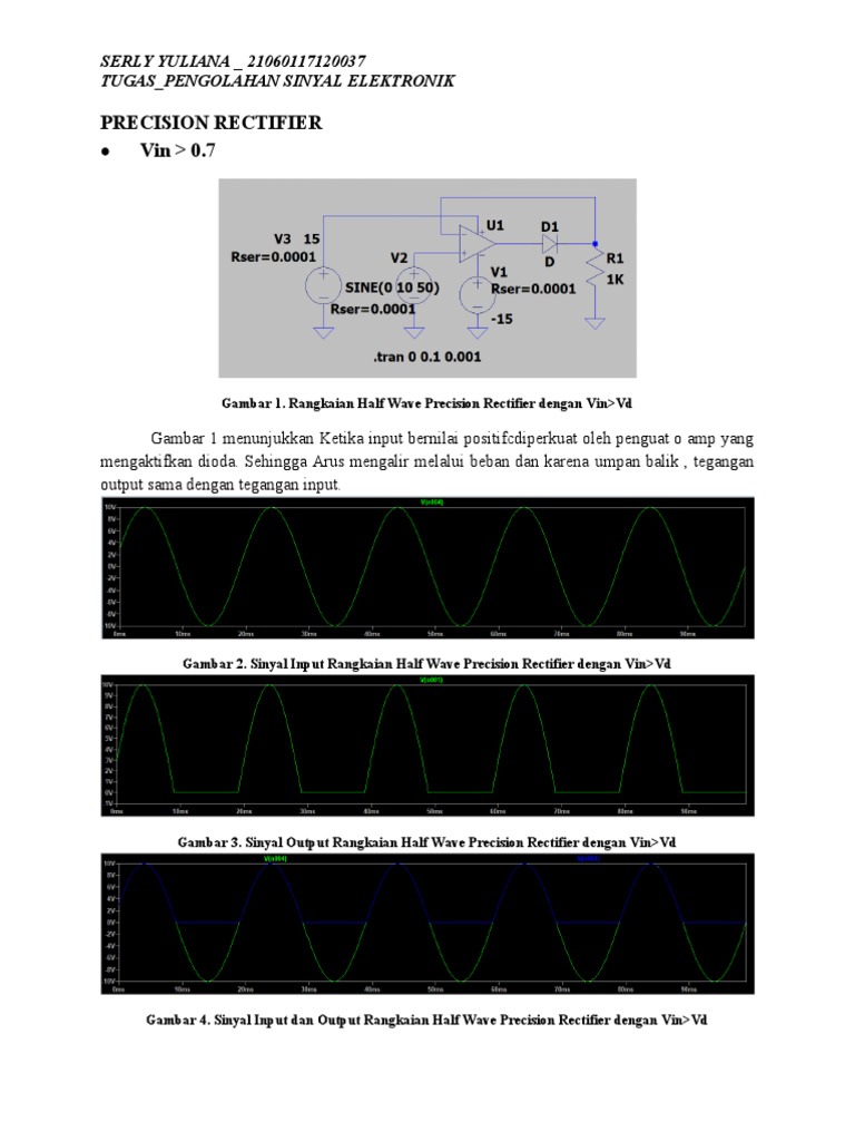 Precision Rectifier | PDF